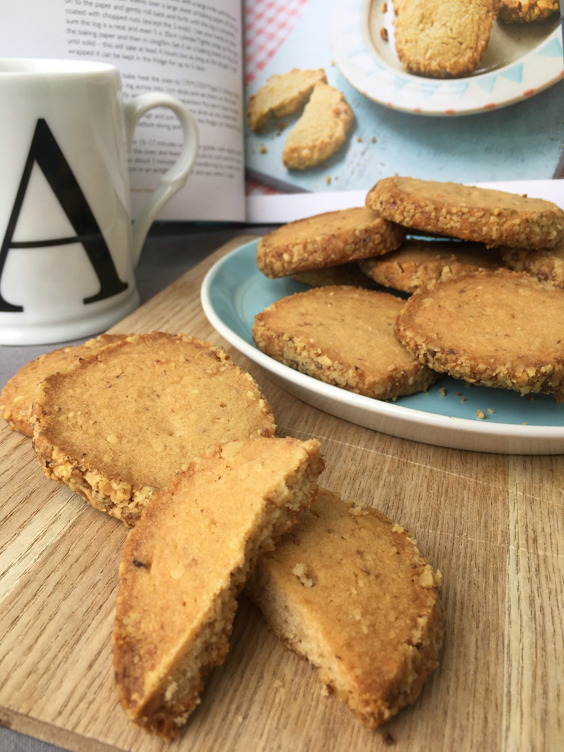 Maple and Walnut Biscuits - TheUniCook Great British Bake Off