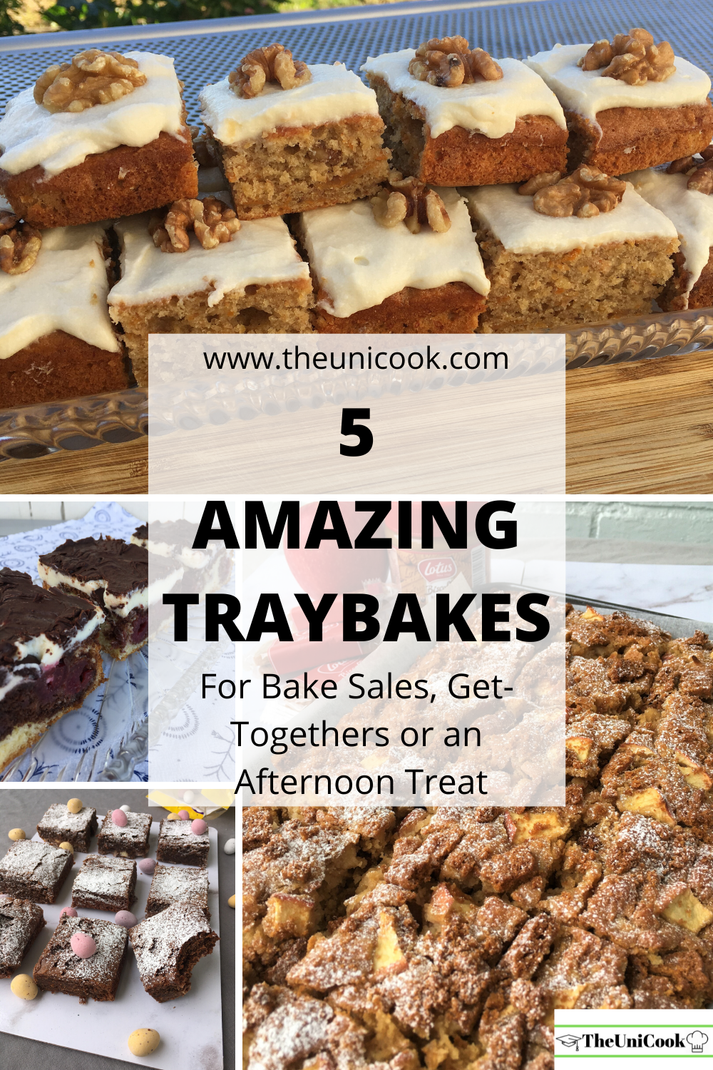 5 Amazing Traybakes for Bake Sales, Parties & Co. - TheUniCook