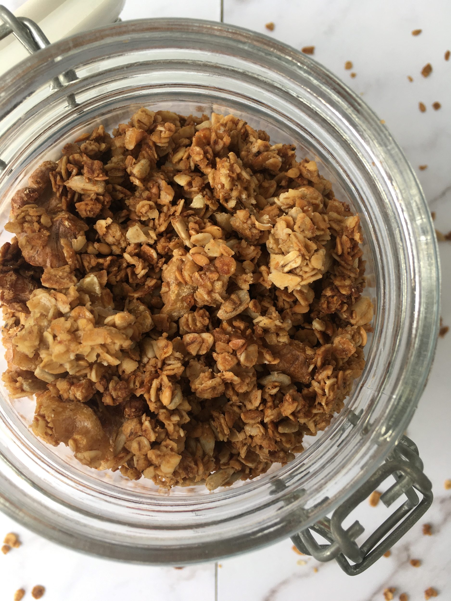 Honey and Walnut Granola - TheUniCook Homemade Breakfast Granola