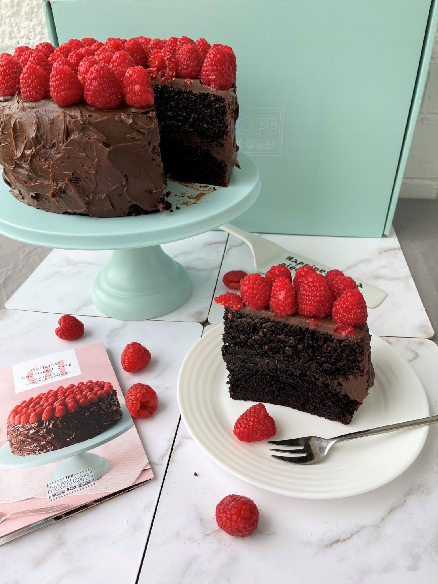 GBBO Signature Chocolate Cake | Bake Off Box #1 - TheUniCook