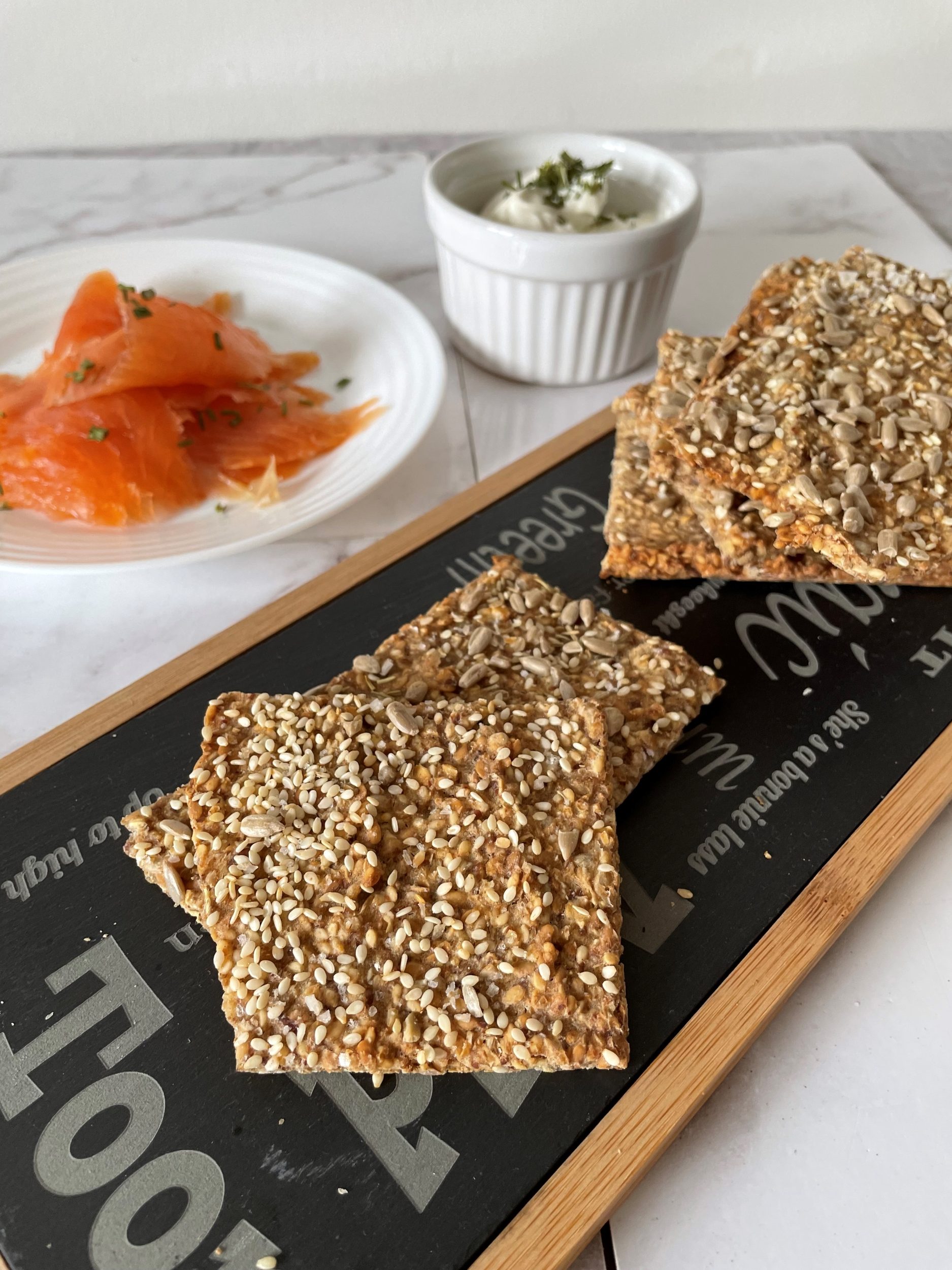 Seeded Rye Crispbread (Norwegian-inspired) - TheUniCook